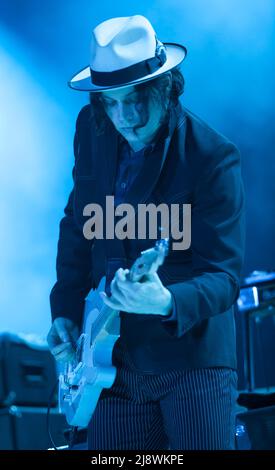 Jack White performing live Stock Photo - Alamy