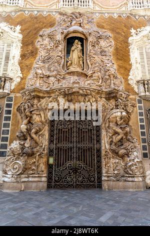 Entrance to the National Ceramics Museum, Valencia, Spain Stock Photo ...