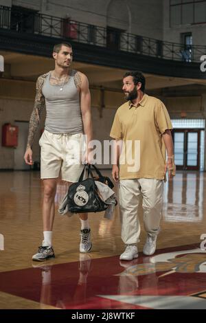 HUSTLE (2022) JUANCHO HERNANGOMEZ ADAM SANDLER JEREMIAH ZAGAR (DIR ...