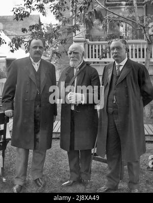 George Bulyea, Lord Strathcona, and Alexander Cameron Rutherford at ...