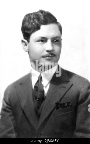 Photograph of Albert Jutras in his twenties ca. 1920s Stock Photo - Alamy