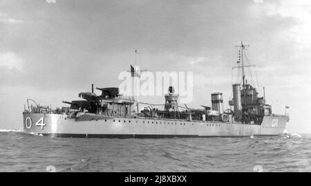 . Photograph of British Admiralty M class destroyer HMS Minion Stock ...