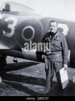 Royal Air Force Sqn. Ldr. Clive Wood, center, RAF Alconbury and RAF ...