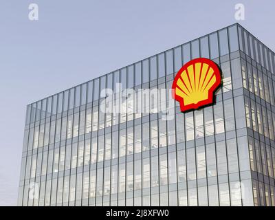 London, United Kingdom. May 2, 2022. Editorial Use Only, 3D CGI. Shell ...