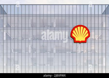 London, United Kingdom. May 2, 2022. Editorial Use Only, 3D CGI. Shell ...