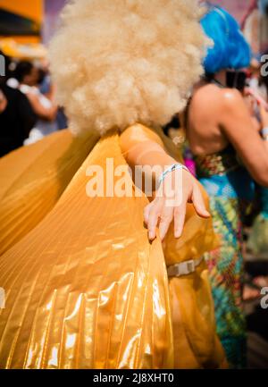 A woman in a costume at the mermaid parade, NYC, 2022 Stock Photo - Alamy