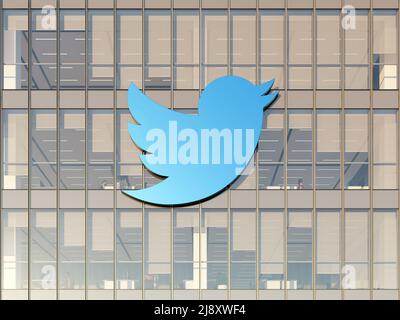 San Francisco, CA, USA. May 2, 2022. Editorial Use Only, 3D CGI ...