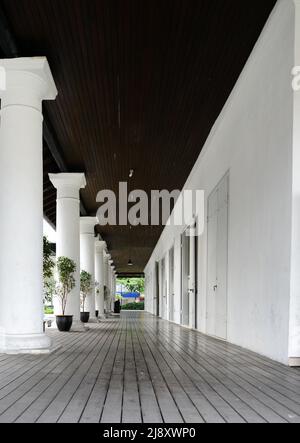 The old courthouse building in Kuching, Sarawak, Malaysia Stock Photo ...