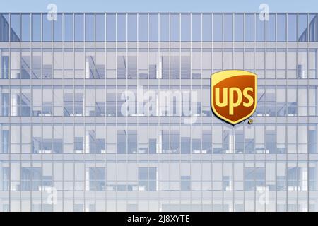 Atlanta, GA, USA. May 2, 2022. Editorial Use Only, 3D CGI. UPS - United ...
