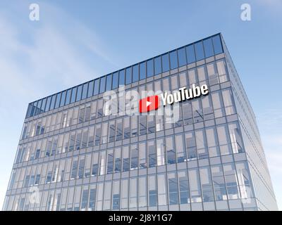 San Bruno, CA, USA. May 2, 2022. Editorial Use Only, 3D CGI. YouTube ...