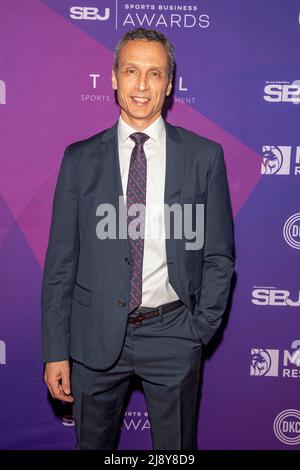 Jimmy Pitaro attends the 2022 Sports Business Awards at the Marriott ...