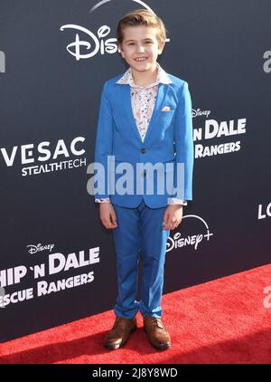Mason Blomberg arrives at the CHIP ‘N DALE: RESCUE RANGERS World ...