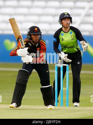BECKENHAM ENGLAND - MAY 18 : Sunrisers Cordelia Griffith and Western ...