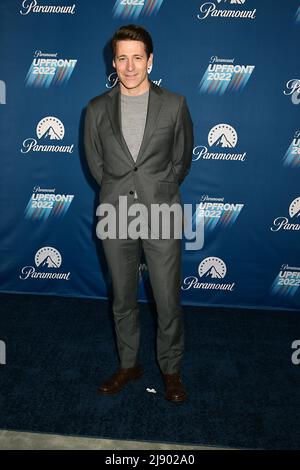 Tony Dokoupil attends the Paramount Upfront 2002 Post Party blue carpet ...