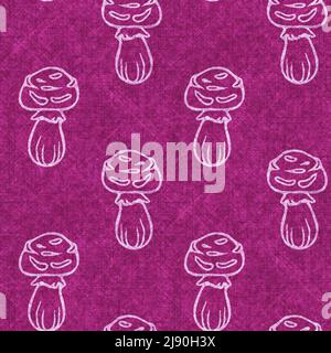 Mushroom pink linen effect texture pattern. Seamless woven woodland ...