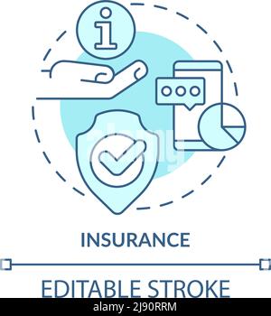 Predictive analytics turquoise concept icon Stock Vector Image & Art ...