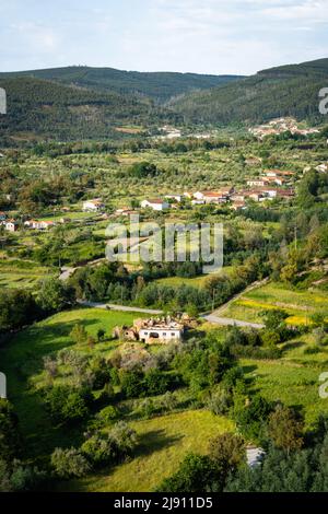 View from Cerro da Candosa pathways, Gois - Portugal Stock Photo - Alamy