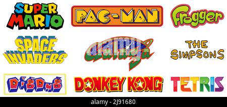 Vector Pac man icon symbol sign on white eps10 Stock Vector Image & Art ...