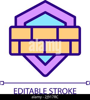 Computer virus pixel perfect RGB color icon Stock Vector Image & Art ...