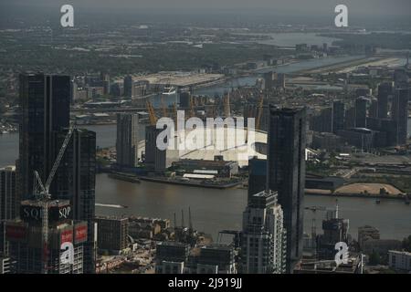 London O2 Areana as seen from above Stock Photo - Alamy