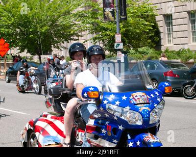 Washington, DC USA 30MAY2010 Rolling Thunder Motorcycle Run Stock Photo ...