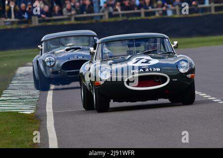 Gaye Vincent, Gordon Shedden, Jaguar E-Type semi-lightweight, Graham ...