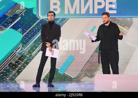 Moscow. Pranksters Vovan (Vladimir Kuznetsov) and Lexus (Aleksey ...