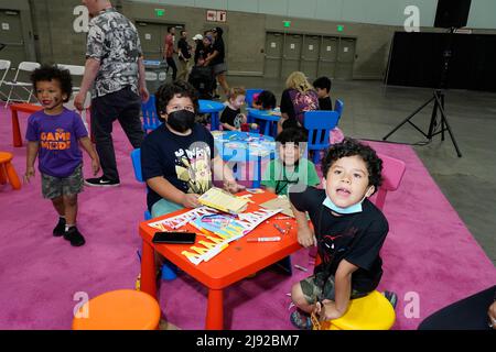 Kids Corner during the 2022 RuPaul DragCon, Day 3, held at the LA ...