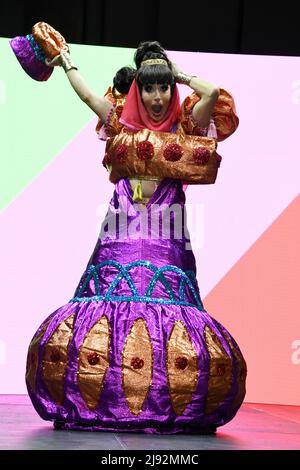 Jackie Cox participates in The Queens Walk at the 2022 Rupaul DragCon ...
