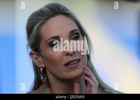 Sky Sports presenter Jenna Brooks before the Betfred Super League match ...