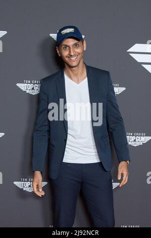 Ryad Baxx attends 'Top Gun Maverick' Paris film premiere at UGC ...