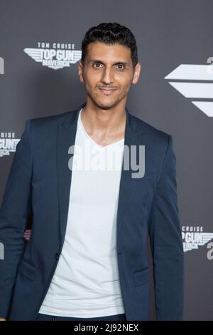 Ryad Baxx attends 'Top Gun Maverick' Paris film premiere at UGC ...