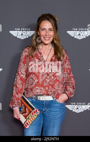 Elsa Fayer attends 'Top Gun Maverick' Paris film premiere at UGC ...