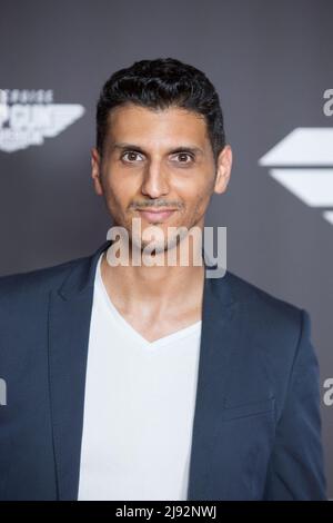Ryad Baxx attends 'Top Gun Maverick' Paris film premiere at UGC ...