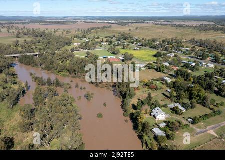 The New South Wales town of Yetman on the Macintyre river, Australia ...