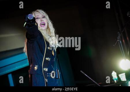 Italian singer and songwriter Ivana Spagna, 1980s Stock Photo - Alamy