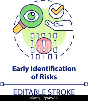 Early identification concept icon Stock Vector Image & Art - Alamy