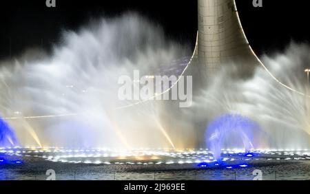 SOCHI, RUSSIA - JUNE, 05, 2021: The Waters of the Sochi Park, Water ...