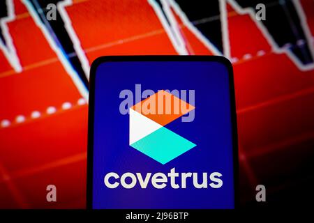 In this photo illustration, the Covetrus, Inc. logo seen displayed on a ...