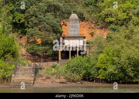Pach Pandav Temple under restoration on the banks of Karli River in ...