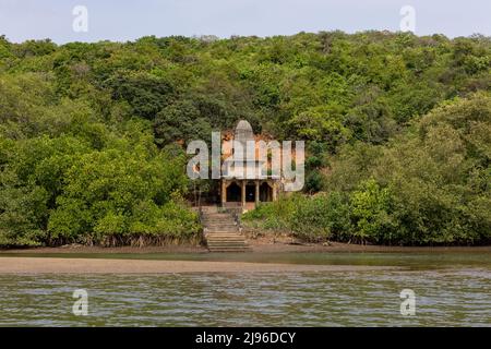 Pach Pandav Temple under restoration on the banks of Karli River in ...