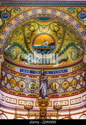 Angel Golden Mosaic Basilica Notre Dame de la Garde Catholic Church ...
