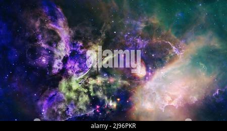 Glowing galaxy, awesome science fiction wallpaper. Elements of this ...