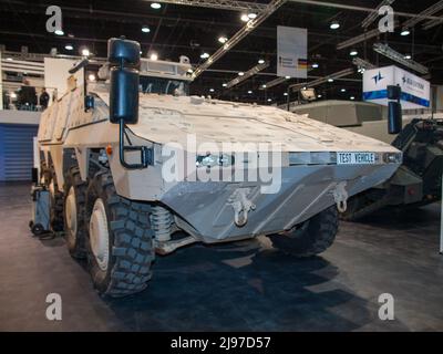 An Armored Infantry Fighting Vehicles (AIFV) seen displayed during the ...