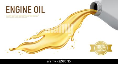 Motor Oil Vector