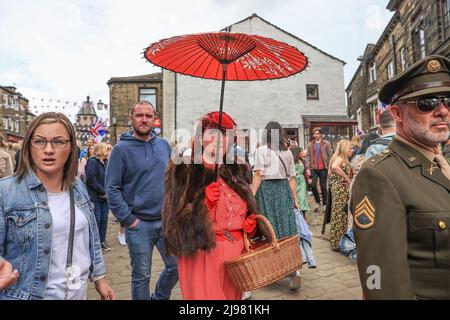 The streets of Howarth are packed as people flock to the village for ...