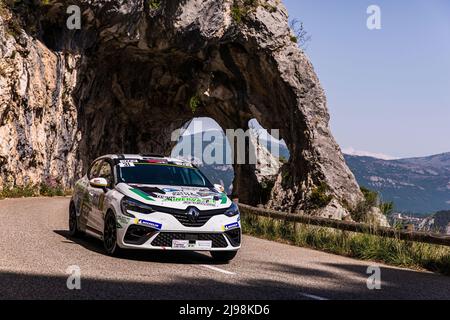 31 BREGEON Julien, ARRIVE Amélie, Renault Clio RS Line, action during the Rallye Antibes Côte d ...