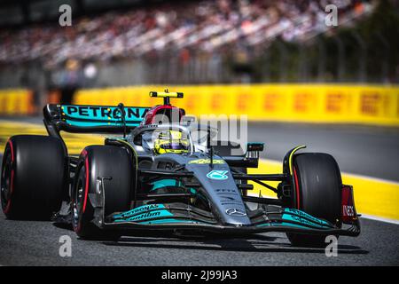 Lewis Hamilton (GBR) Mercedes W13 E Performance during FORMULA 1 ...