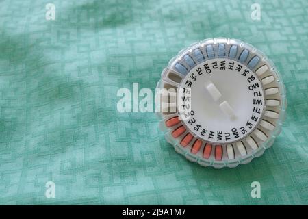 Photograph represent an already open HRT, Hormone Therapy Replacement ...