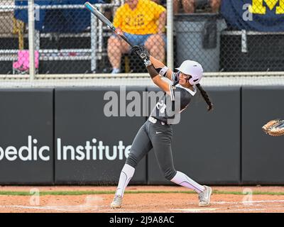 Central Florida infielder Micaela Macario (28) throws during an NCAA ...